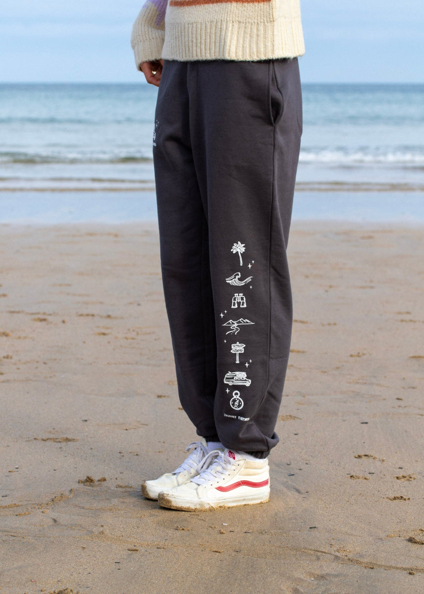 SurfGirl Journey Further Surf Joggers in Anthracite – The Beach ...