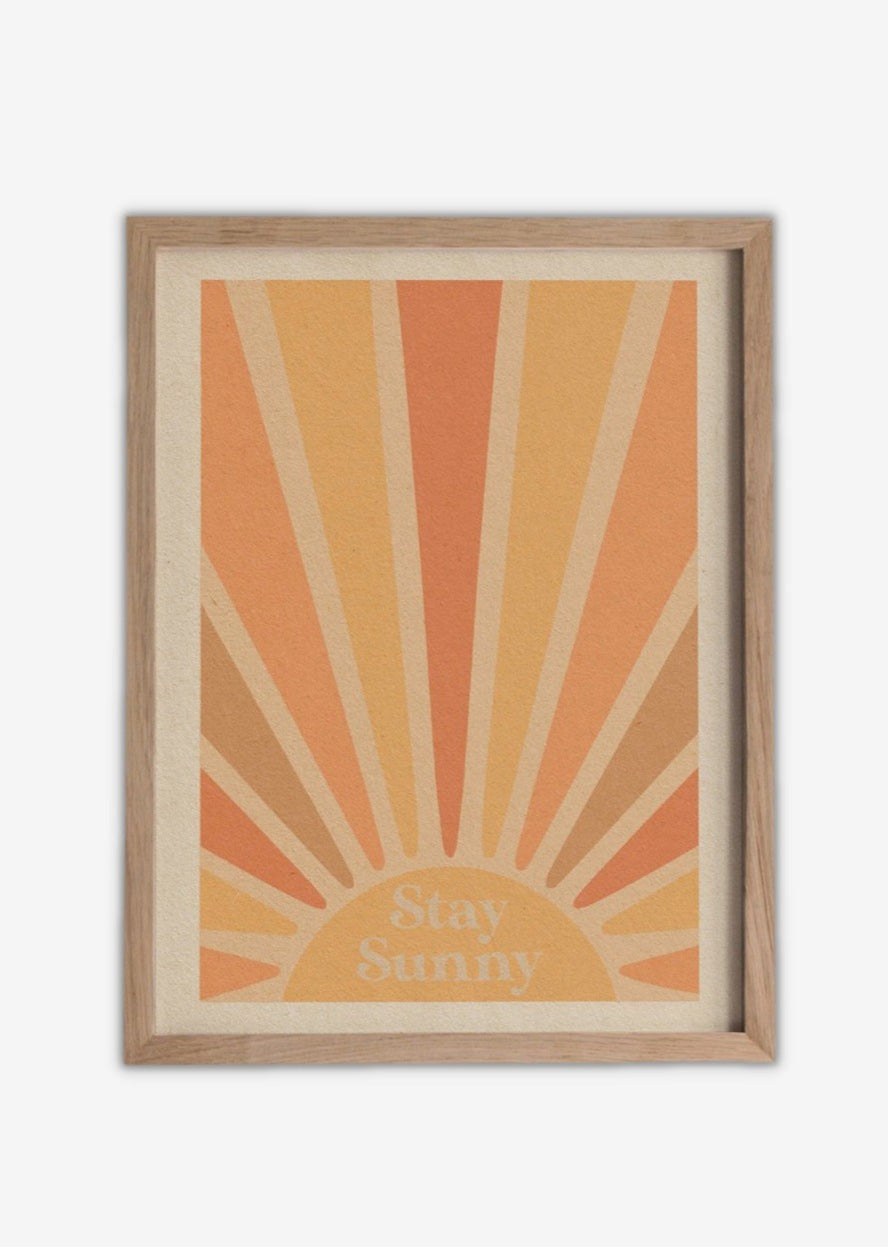 Stay Sunny - Art Print – The Beach Boutique | A Shop For Ocean Lovers